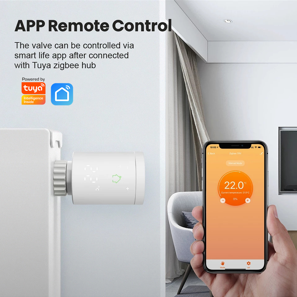 ZigBee Smart Radiator Valve RSH-RV01-Shenzhen RiShengHua Technology Co ...