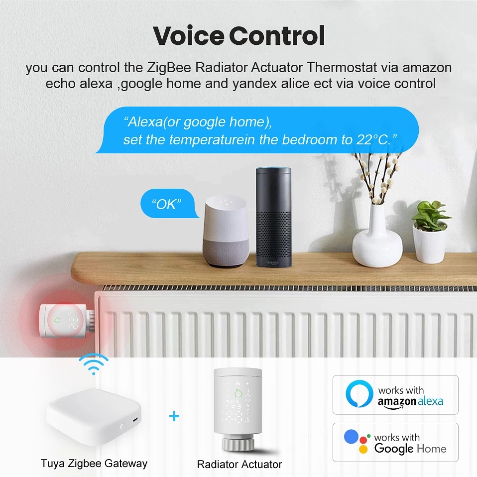 ZigBee Smart Radiator Valve RSH-RV01-Shenzhen RiShengHua Technology Co ...