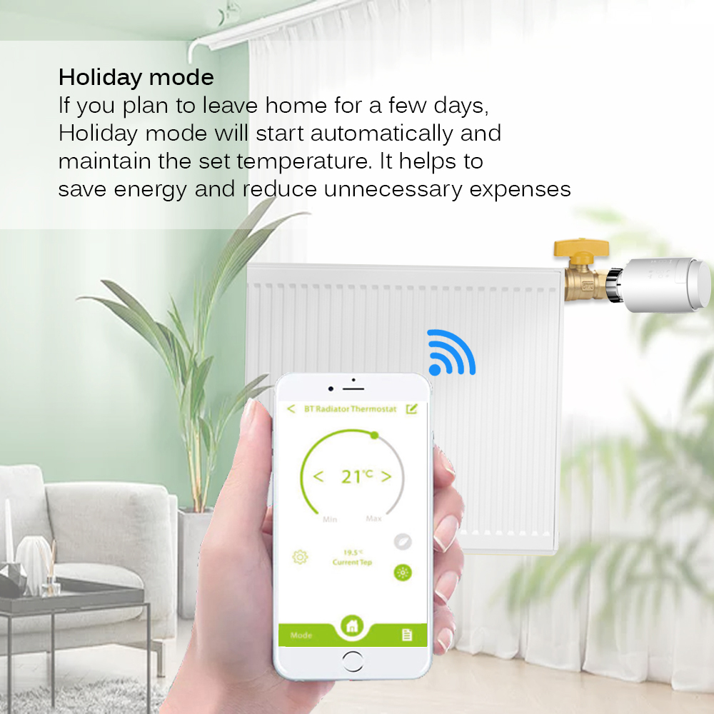 WiFi/ZigBee/Bluetooth Smart Radiator Valve RSH-RV05-Shenzhen RiShengHua ...